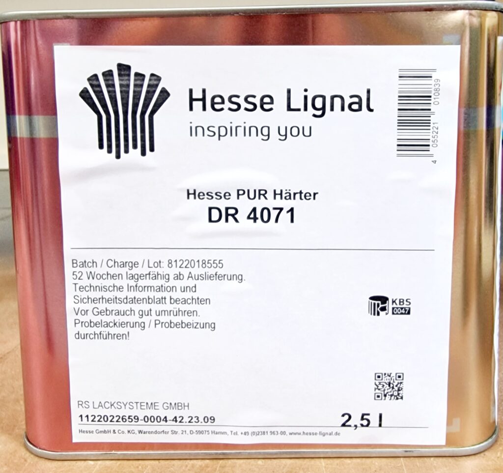 Hesse PUR Härter DR 4071 2,5L - RS Lacksysteme GmbH